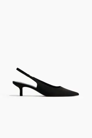 H&m Slingback Court Shoes - Black