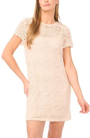Ted Baker London Wren Open Stitch Shift Dress