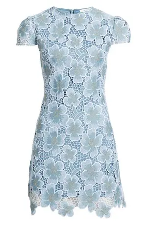 ZOE AND CLAIRE Floral Lace Cap Sleeve Dress