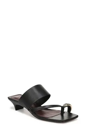 Vince Stacy Toe Loop Sandal - Black