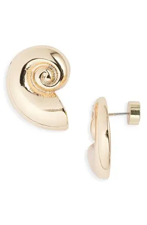 Nordstrom Nautilus Earrings - Gold