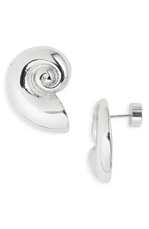 Nordstrom Nautilus Earrings - Silver
