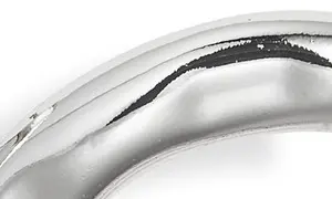 Nordstrom Hammered Hoop Earrings - Silver