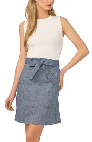 Halogen Tie Belt Skirt