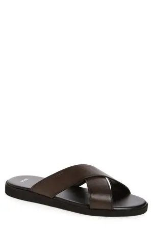 BOSS Darrel Crisscross Slide Sandal