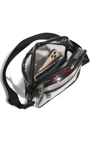 ADIDAS ORIGINALS Transparent Crossbody Bag With Adjustable Strap