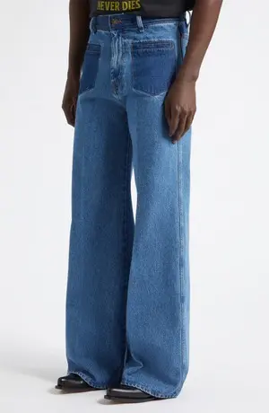 LU'U DAN Nocturnal Flare Leg Jeans