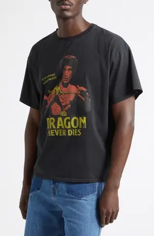 LU'U DAN Cotton Graphic T-shirt
