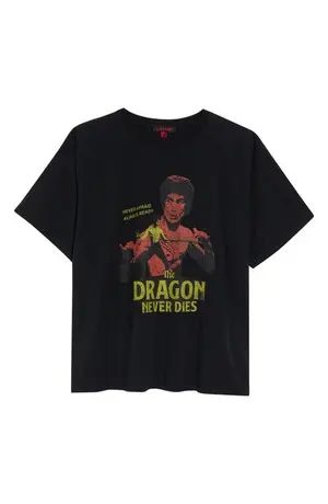 LU'U DAN Cotton Graphic T-shirt