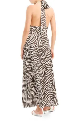 Bardot Oskar Halter Maxi Dress