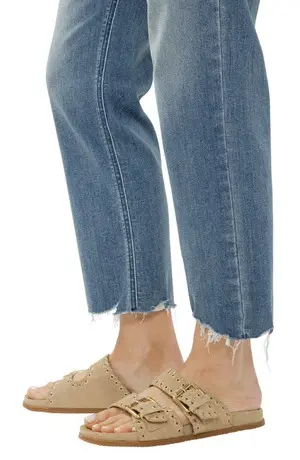 SILVER JEANS CO. Chelsea Frayed Boyfriend Jeans