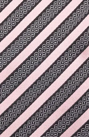 Zegna Silk & Cotton Striped Neck Ties