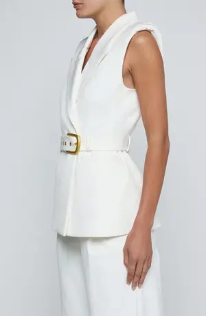 L'Agence Emerly Belted Vest
