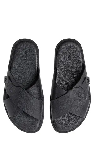 Fendi Squared Ff Slide Sandal