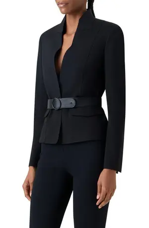 Akris Fitted Signature Jersey Blazer