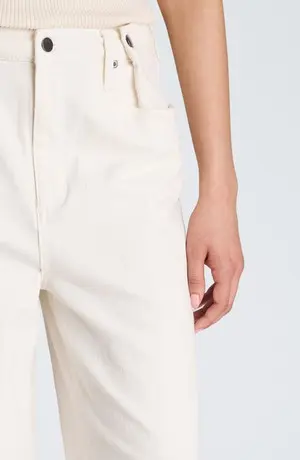 KENNETH COLE Adjustable Waist Wide Leg Pants