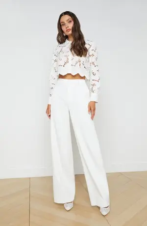 L'Agence Livvy Straight Leg Pants