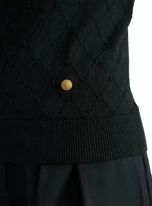 Balmain Sleeveless Knit Top