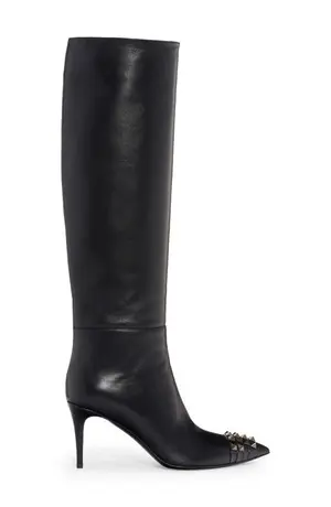 Valentino Garavani Alcove Rockstud Pointed Toe Tall Boot