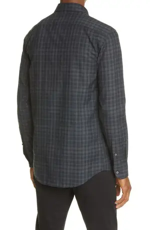 Zegna Madras Cotton Button-up Shirt