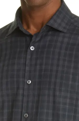 Zegna Madras Cotton Button-up Shirt