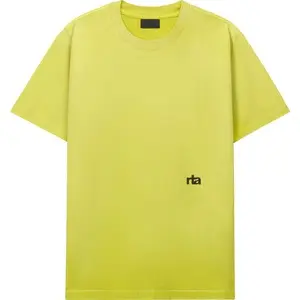 RtA Liam Logo Graphic T-shirt - Citron Razor Type
