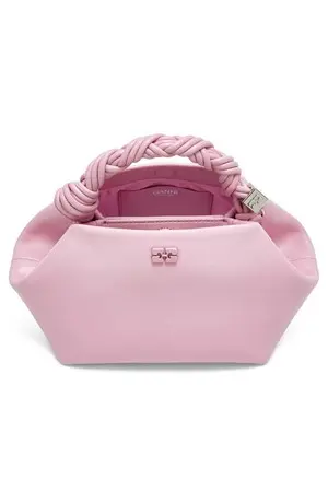 GANNI Small Bouclette Top Handle Bag - Pink Nectar