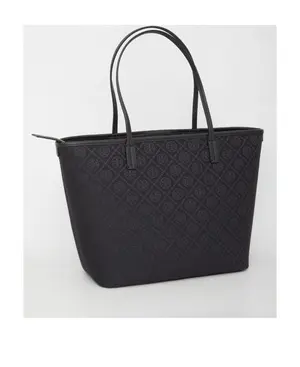 Tory Burch T Monogram Zip-up Tote Bag