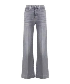 7 For All Mankind Modern Dojo Flare Jeans - Gray
