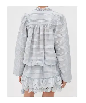 Isabel Marant Étoile Preya Ruffled Cotton Mini Dress