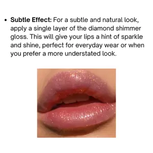 QUEEN COSMETICS Diamond Shimmer High Shine Lip Gloss - Cherry Pie