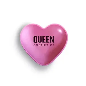 QUEEN COSMETICS Sublime Hearts Refillablle Compact - Pink Compact