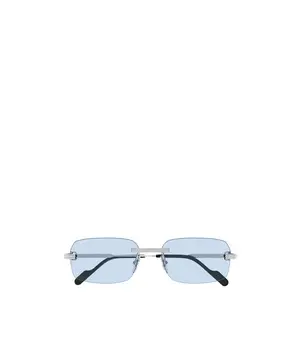 Cartier Rimless Rectangular Sunglasses