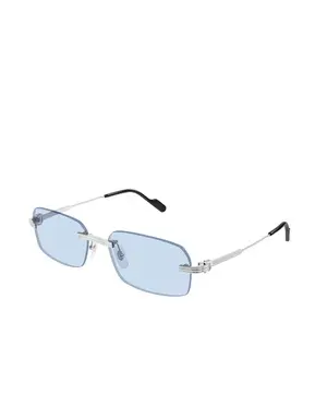 Cartier Rimless Rectangular Sunglasses