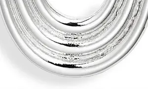 Nordstrom Concentric Circle Pendant Necklace - Silver
