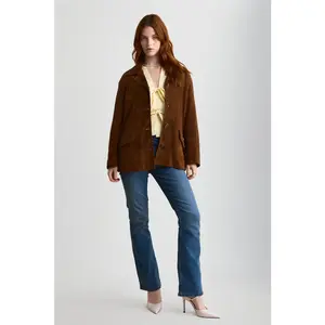FURNIQ UK Dahlia Suede Shirt Jacket