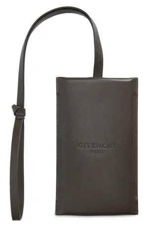 Givenchy Antigona Sunglasses Case With Lanyard - Green/brown