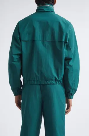 Ami Embossed De Coeur Water Repellent Windbreaker Jacket