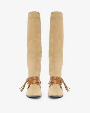 Isabel Marant Étoile Silmon High Boots - Deep Beige/chestnut
