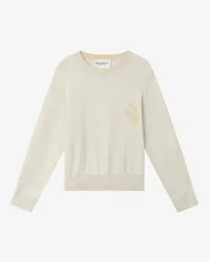 ETOILE Marant Étoile Lanta Sweater - Light Grey-light Yellow