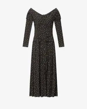 Isabel Marant Étoile Giovana Polka Dot Off-the-shoulder Maxi Dress