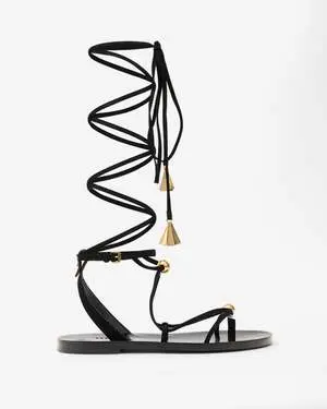 Isabel Marant Étoile Azzi Sandals - Black/gold