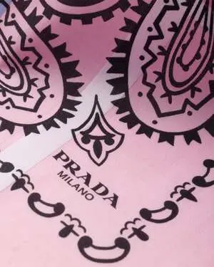 Prada Printed Cotton Scarf 65