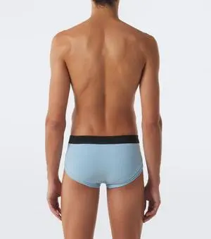 TOM FORD Logo Cotton-blend Briefs