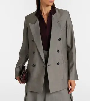 Victoria Beckham Beatrice Wool And Mohair Blazer