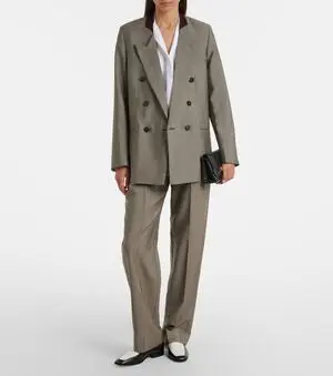 Victoria Beckham Beatrice Wool And Mohair Blazer