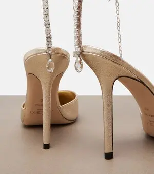 JIMMY CHOO Saeda Embellished Pumps