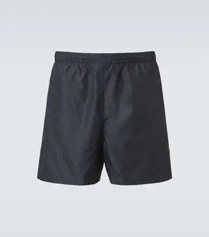 Gucci Gg Poplin Swim Trunks - Black