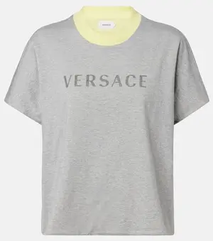 Versace Reversible Cotton Jersey T-shirt