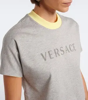 Versace Reversible Cotton Jersey T-shirt